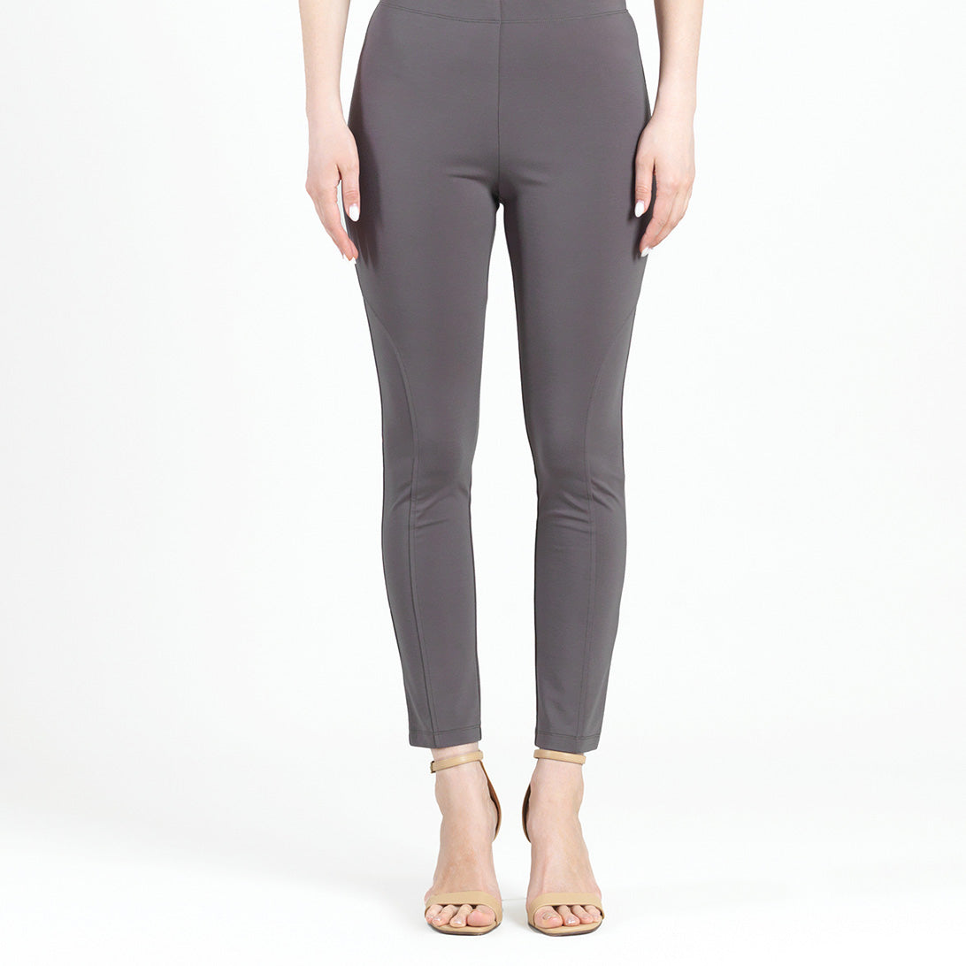 Rayon-Ponte Knit - Slim Rider Pant - Mocha - Final Sale! – Clara Sunwoo