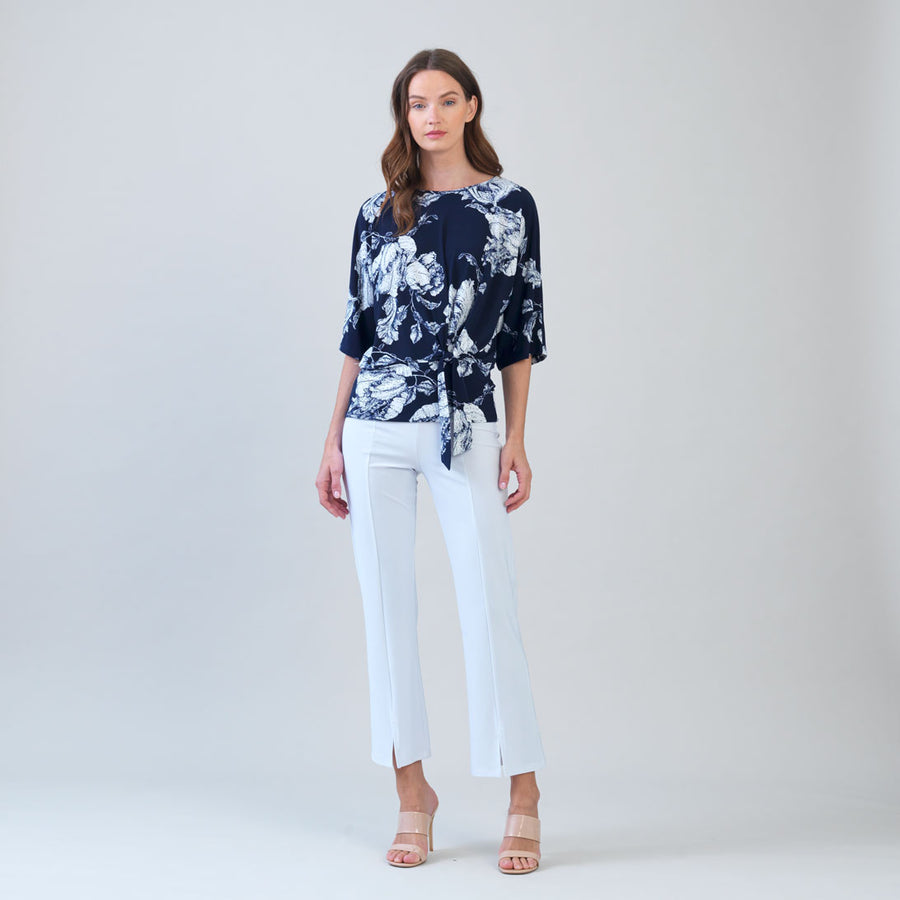 Signature Side Tie Top - Peony Blossom – Clara Sunwoo