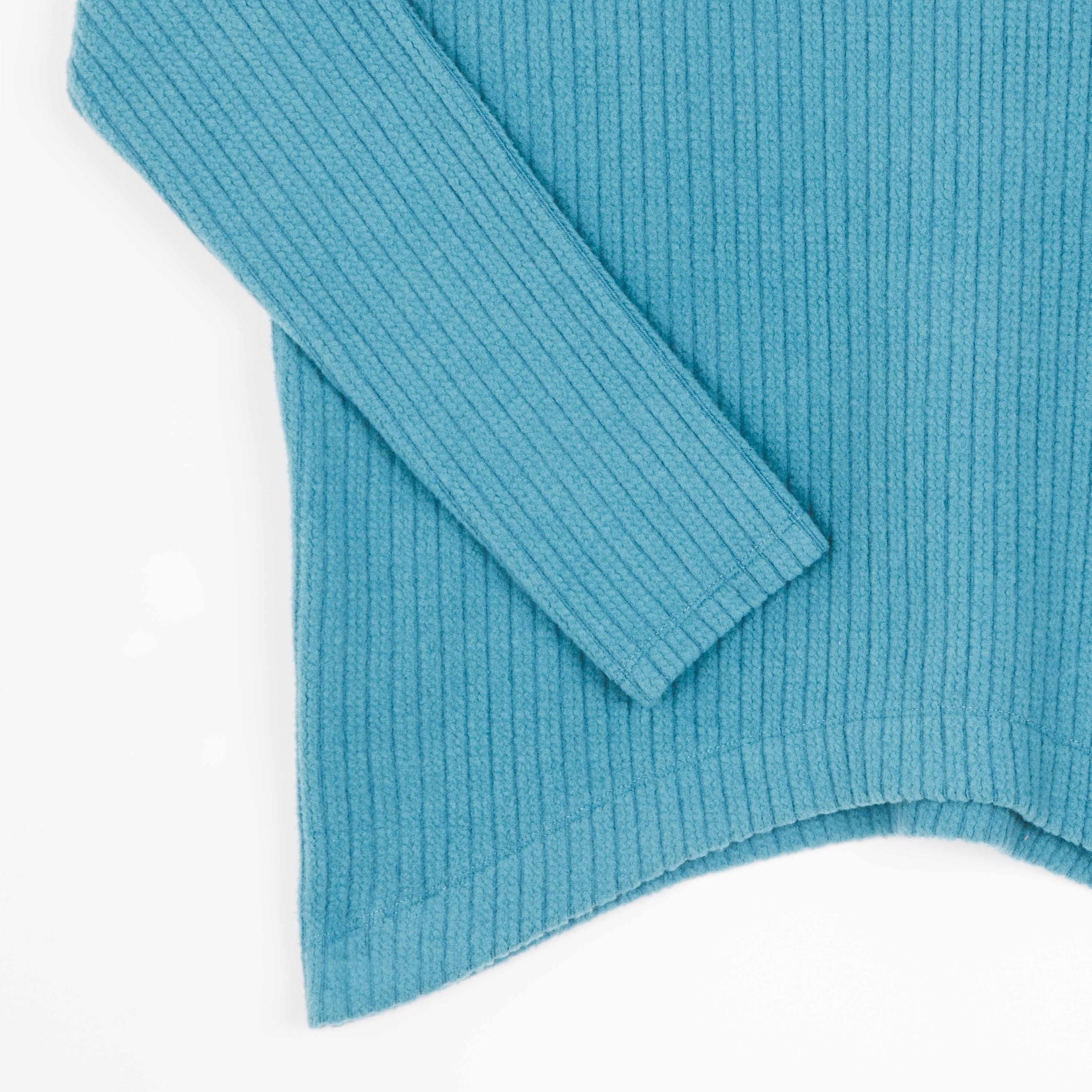 Chunky Ribbed - Tipped Hem Sweater Top - Teal - Final Sale! – Clara Sunwoo