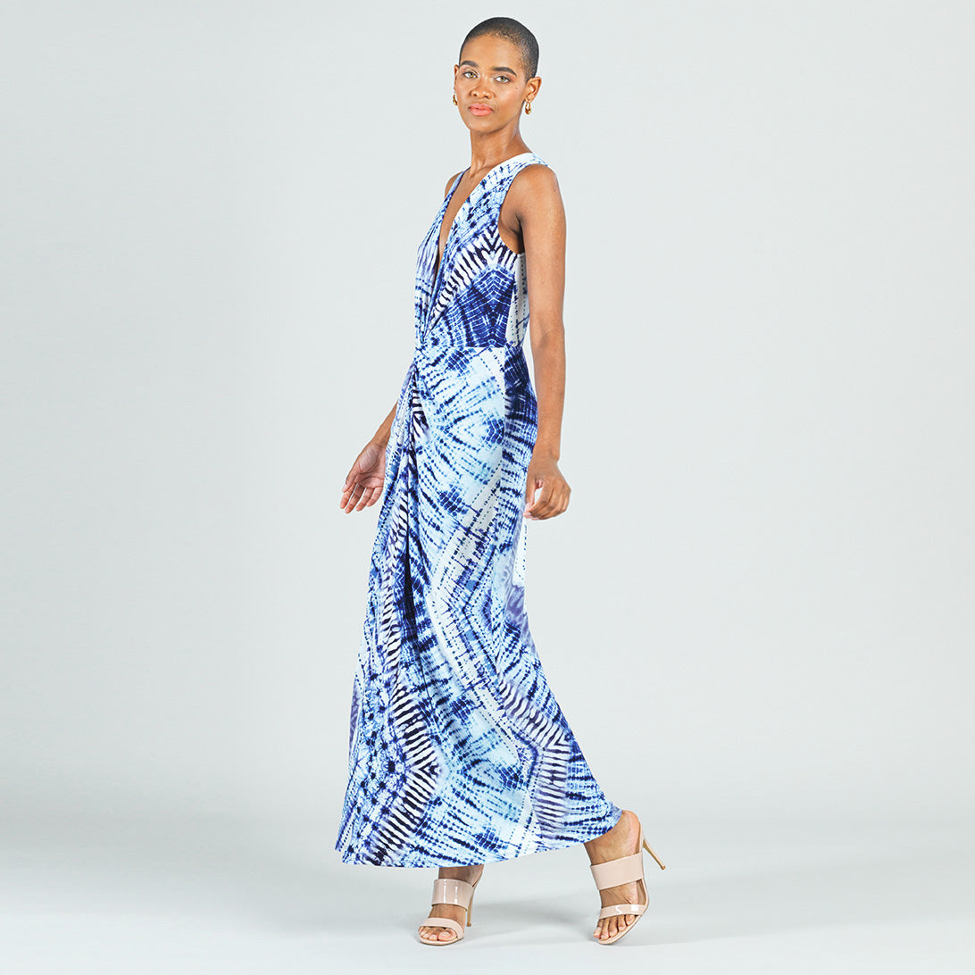 Center Slit Maxi Dress - Acid Wash - Final Sale! – Clara Sunwoo